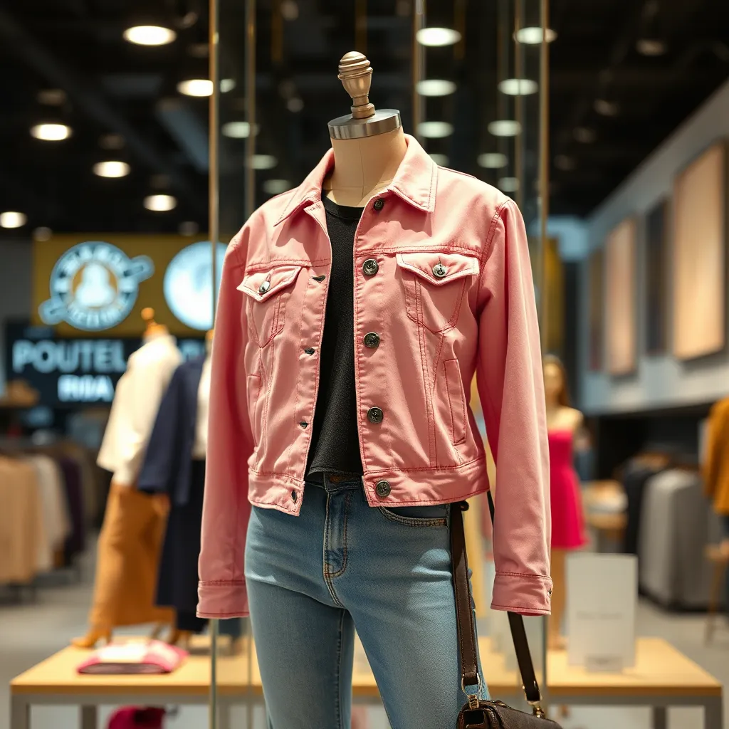 The Plus Pink Denim Jacket: A Stylish Essential