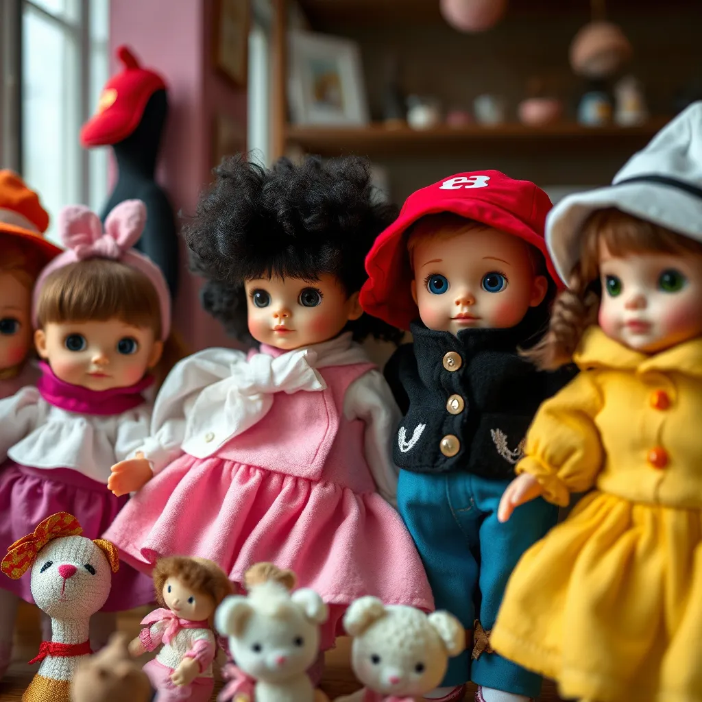 Crafting Unique Outfits for 20 cm Plush Dolls