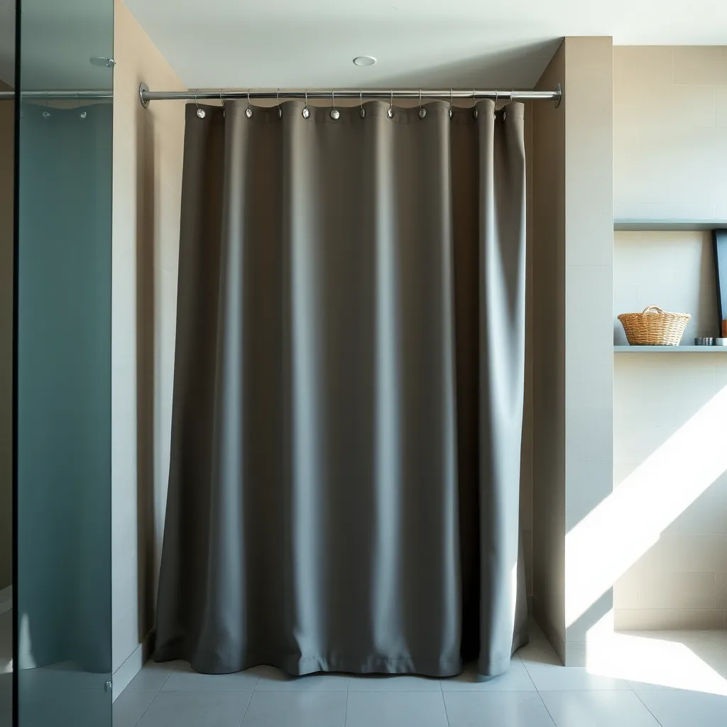 Stylish Shower Curtains for the Modern Man's Bathroom